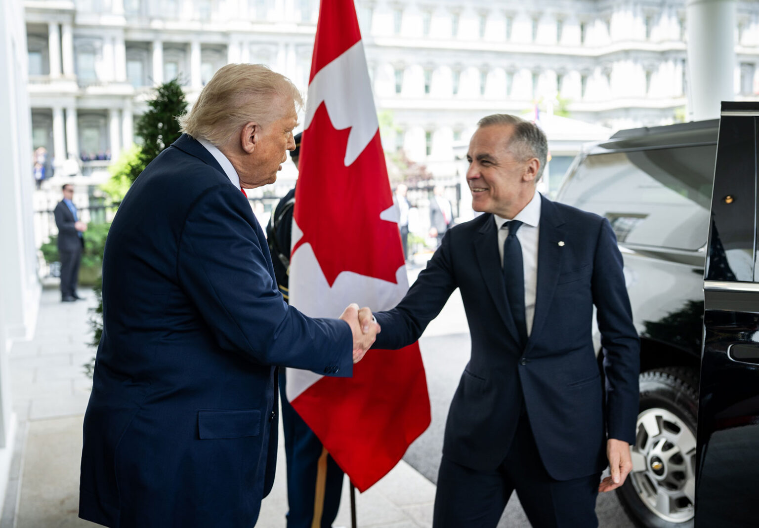 Carney visits Trump as Canada-U.S. relations sit at a low point